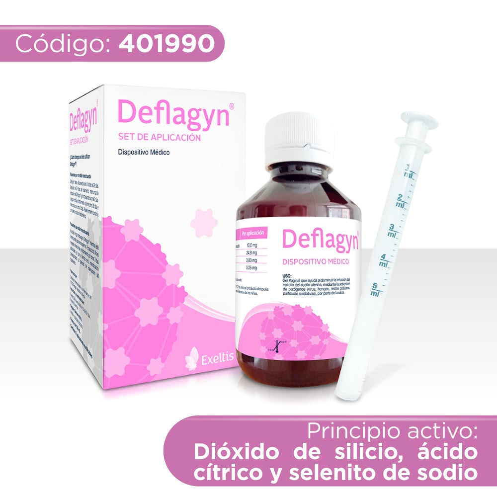 Deflagyn 150 ml · Set Aplicacion Gel Vaginal