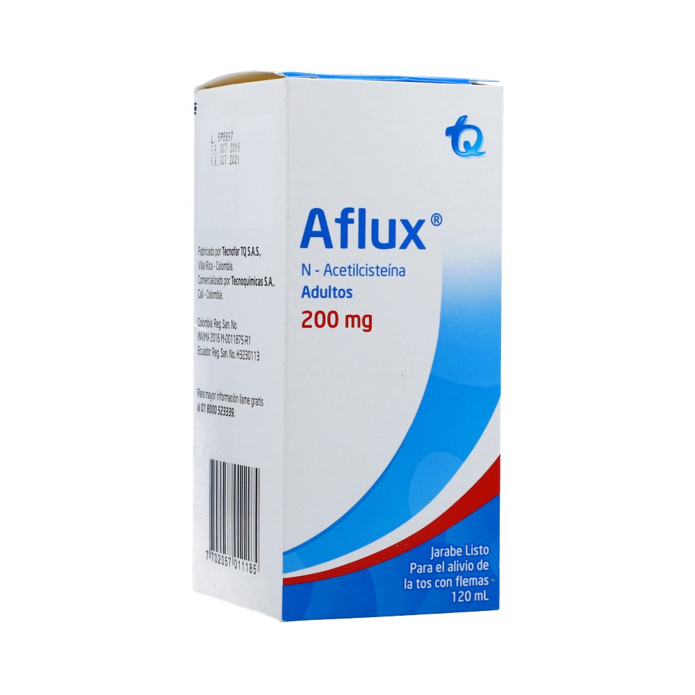 Aflux 200Mg/5mL Jarabe Frasco X 120 mL Fresa | Los expertos en ahorro ...