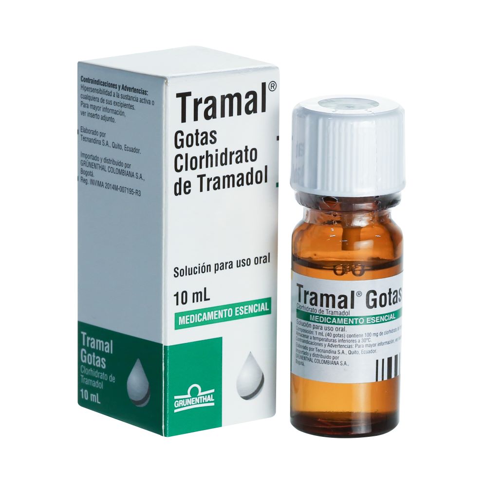 Tramal 100Mg/Ml(10%) Solucion Oral Frasco X 10Ml | Cruz Verde