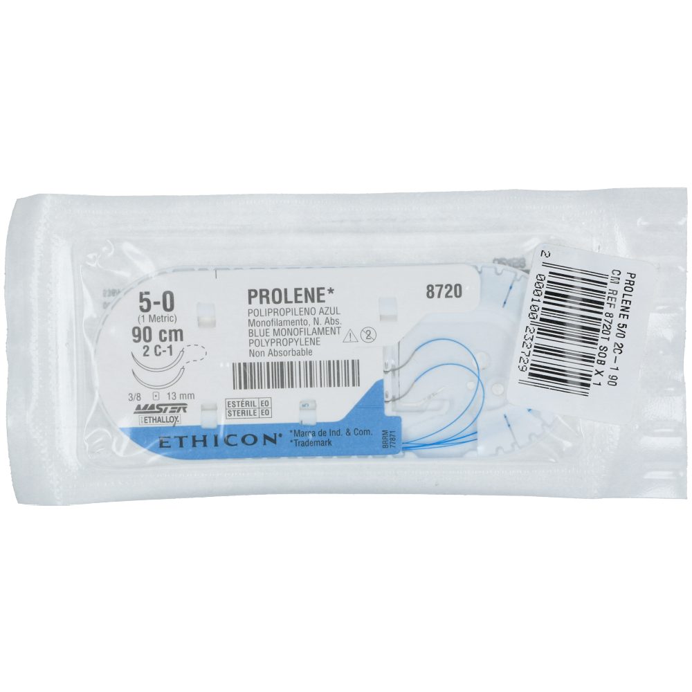 Sutura Prolene 5-0 (2)C-1 90C Ethicon Sobre X 1 Azul 90Cm | Los ...
