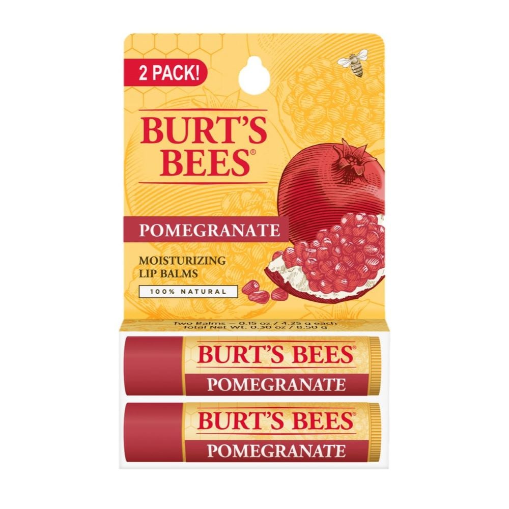 Labial Balsamo Burts Bees Pomegranate Paquete X 2Barra X 4.25Gr | Cruz ...