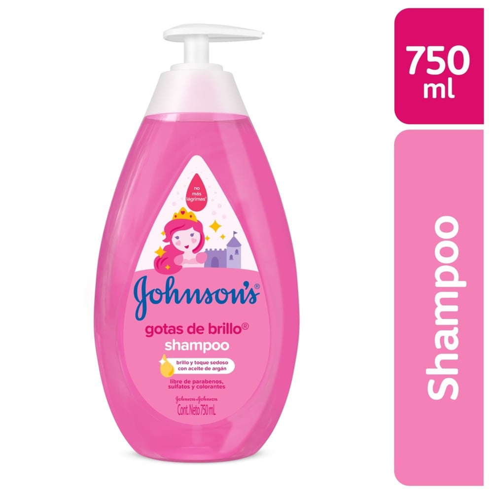 Shampoo Johnson S Gotas De Brillo Frasco X 750Ml | Cruz Verde