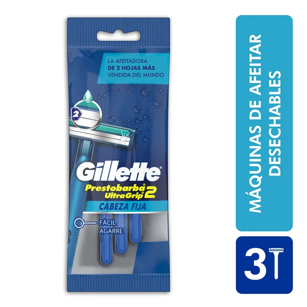 Prestobarba Gillette Ultra Gramosip 2 Paquete X 3 | Cruz Verde