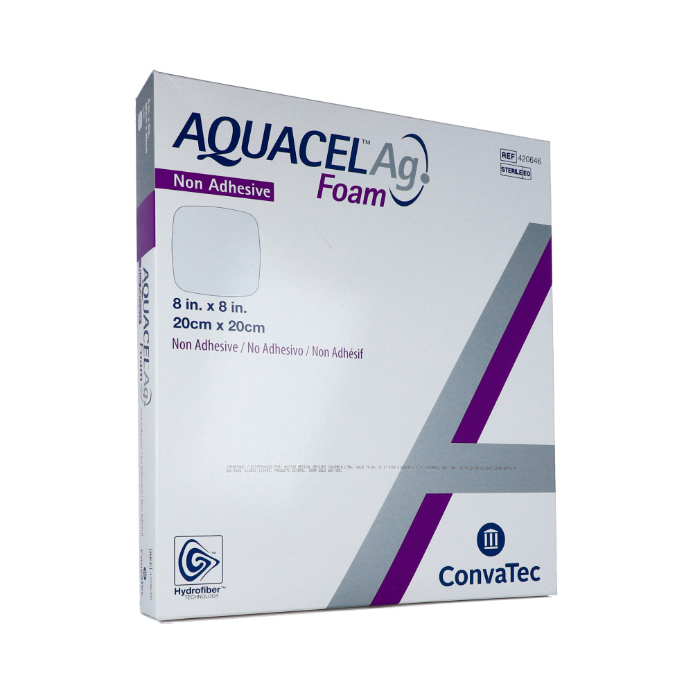 Aquacel Ag Foam Aposito Espuma Con Plata No Adhesivo Sobre X 1 Und. Ref ...