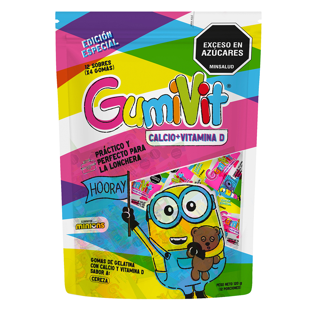 Gomas Gumivit Calcio + Vitamina C Edicion Especial Doypack X 12Sob X ...