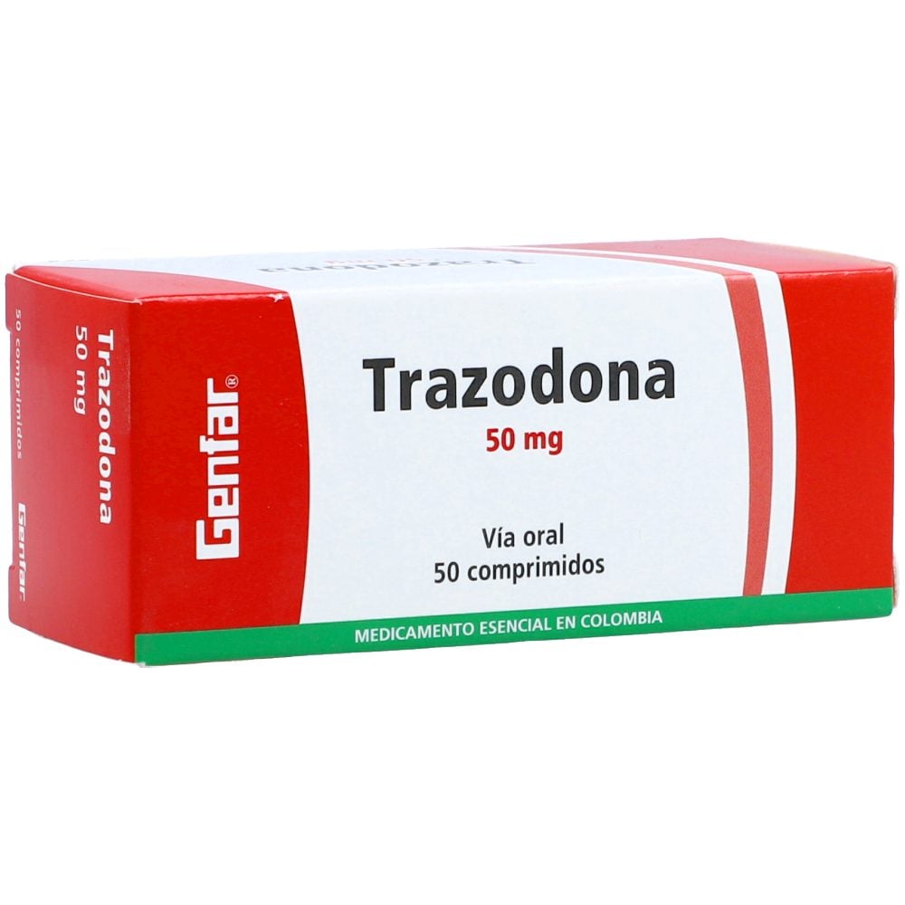 Trazodona 50 mg · 10 Tabletas