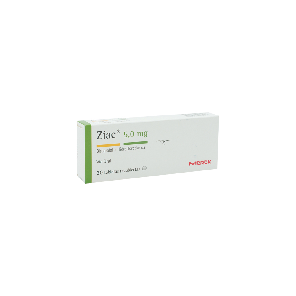 Ziac 5/6.25mg Tableta Recubierta | Cruz Verde