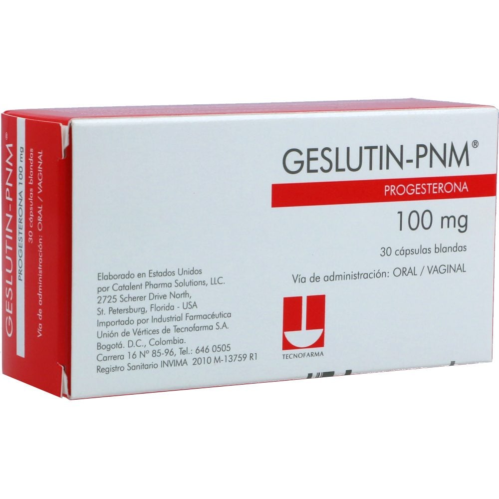 Geslutin-PNM Cápsulas Blandas 100Mg Caja X 30 | Cruz Verde