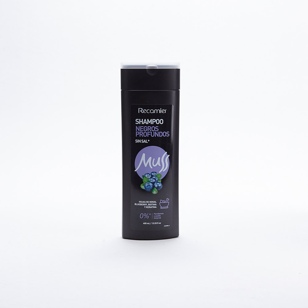 Shampoo Muss Sin Sal Negro Profundo Frasco X 400Ml | Los expertos en ...