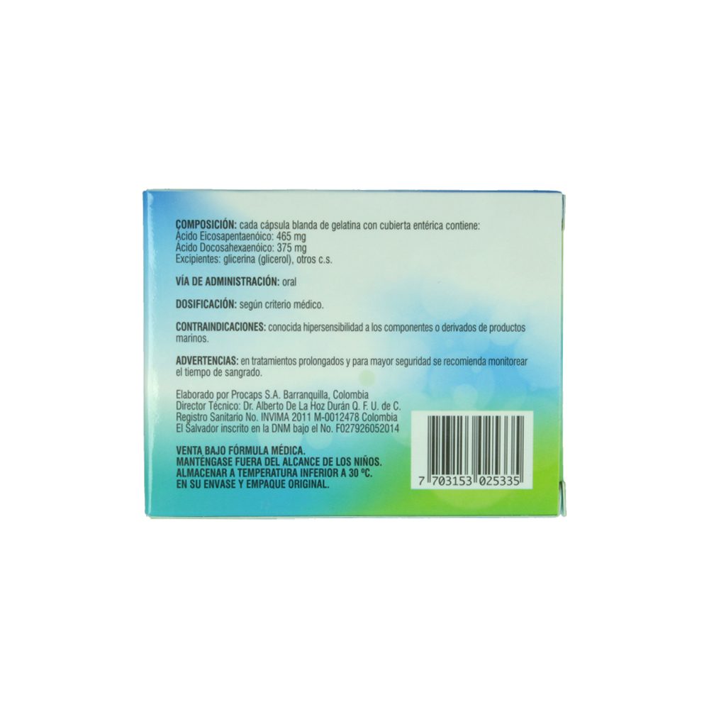 Epacor Procaps (465+375)1000Mg Caja X 30 Cápsulas | Los expertos en ...