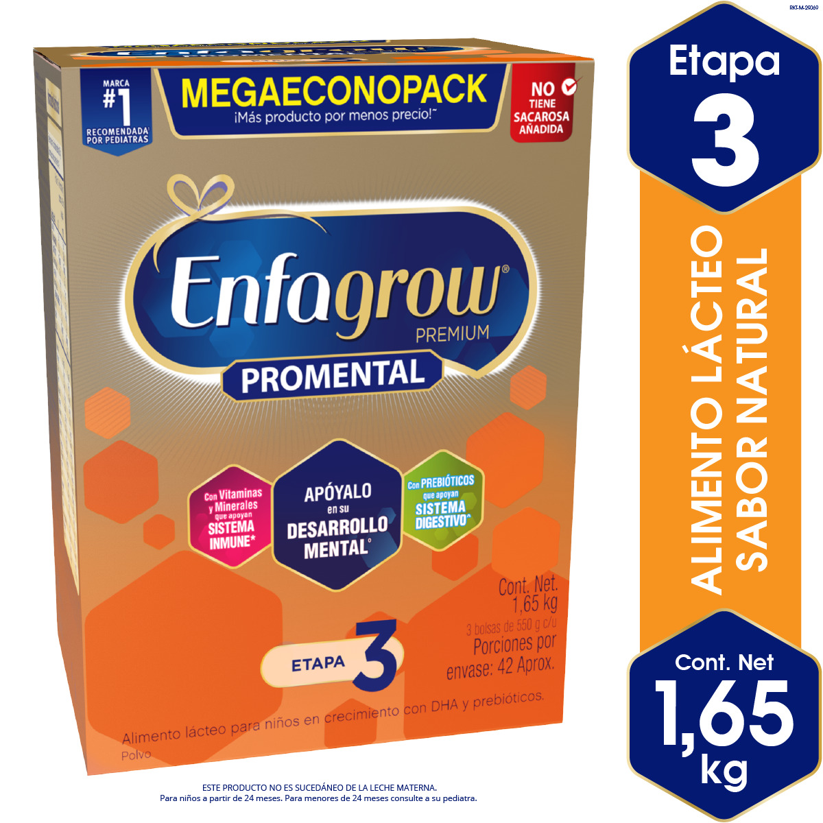 Alimento Lacteo Enfagrow Premium 3 Caja X 3 Bolsas X 550 Gr | Los ...