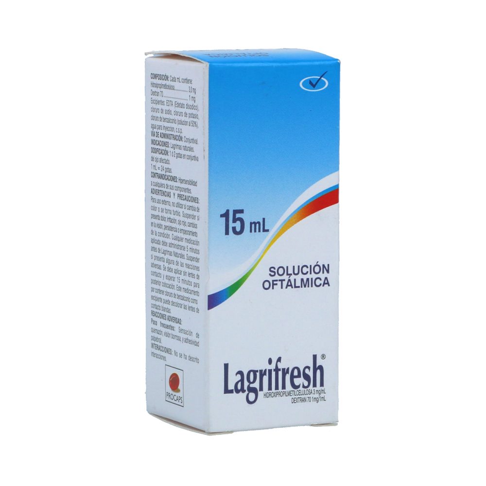 Lagrifresh Solución Oftalmica Frasco | Cruz Verde