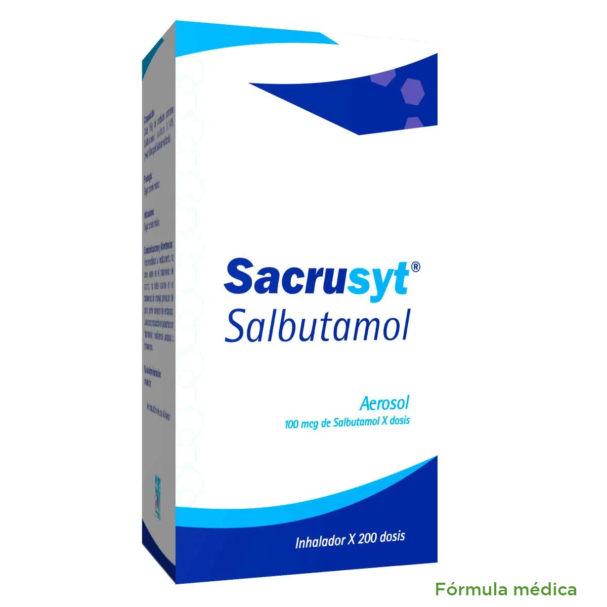 Sacrusyt 100Mcg/Dosis Susp Inh Oral Caja X 1Frasco X 200Dosis | Cruz Verde