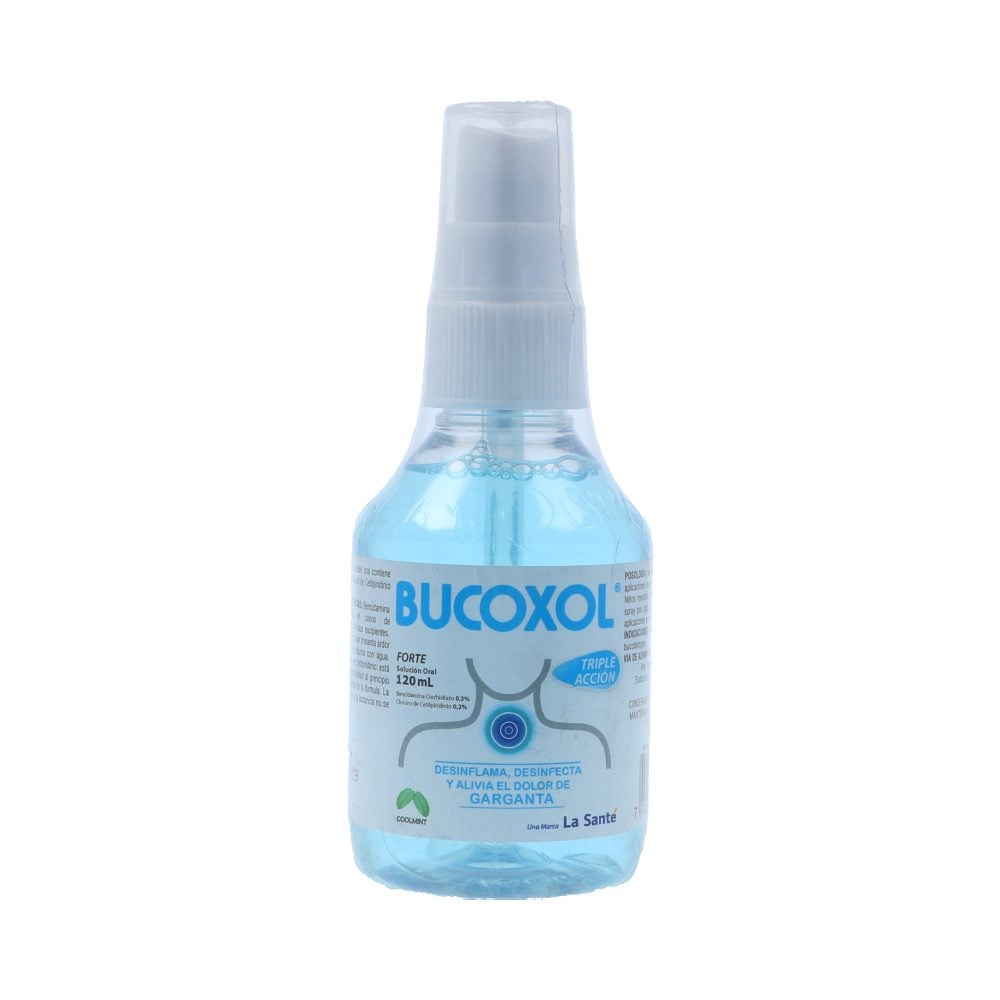 Bucoxol Forte Cool Mint Spray Frasco X 120 mL | Cruz Verde