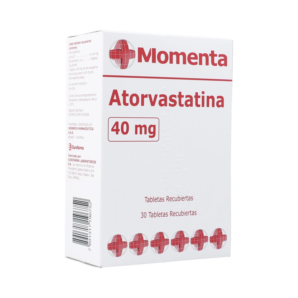 Atorvastatina Momenta 40Mg Caja X 30 Tabletas Recubiertas | Los expertos en ahorro Cruz Verde ...
