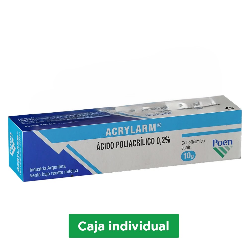 Acrylarm Gel Oftalmico Esteril 0,2% 10 gr | Cruz Verde