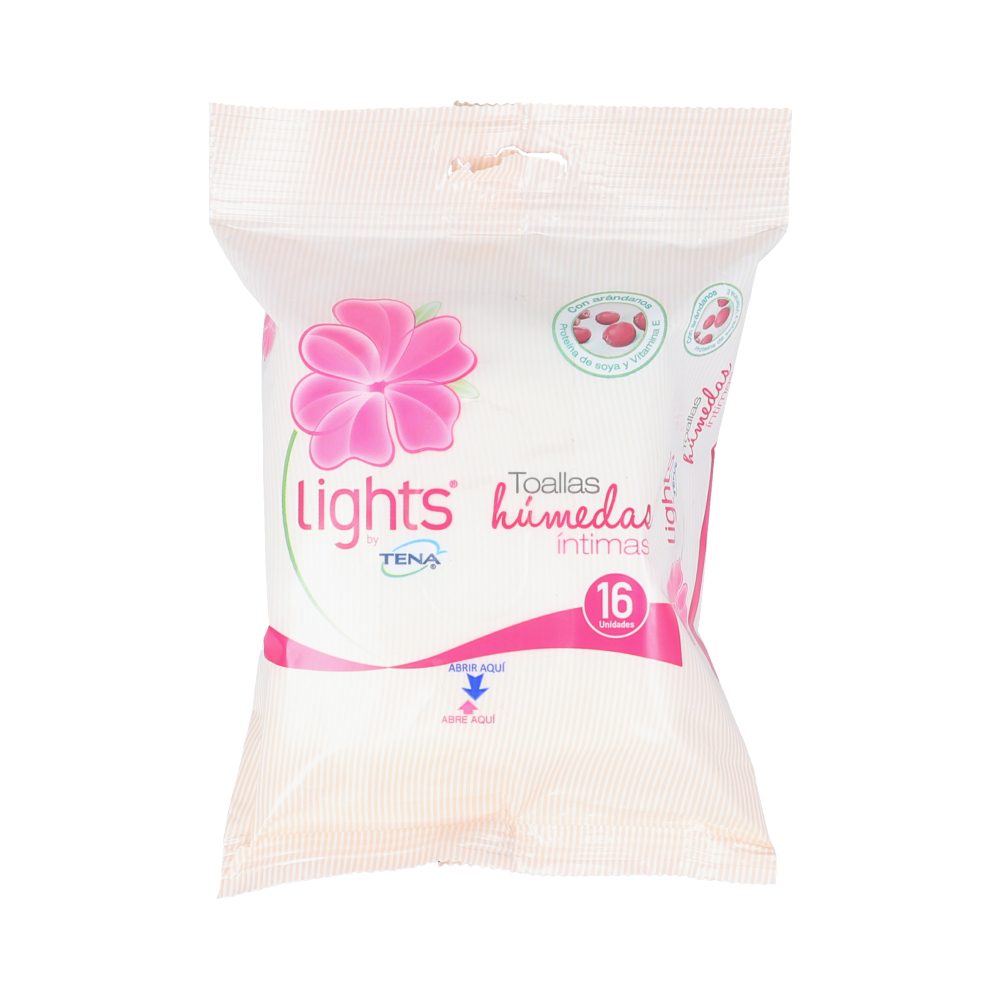 Toallas Humedas Intimas Tena Ligths Paquete X 16 | Los expertos en ...