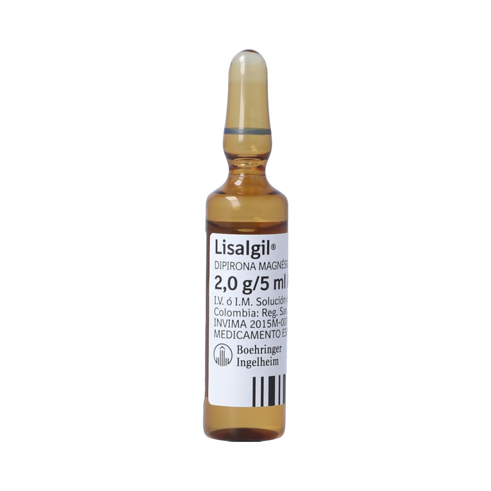 Lisalgil 2Gr/5mL Solución Inyectable X 1 Ampolla | Los expertos en ...