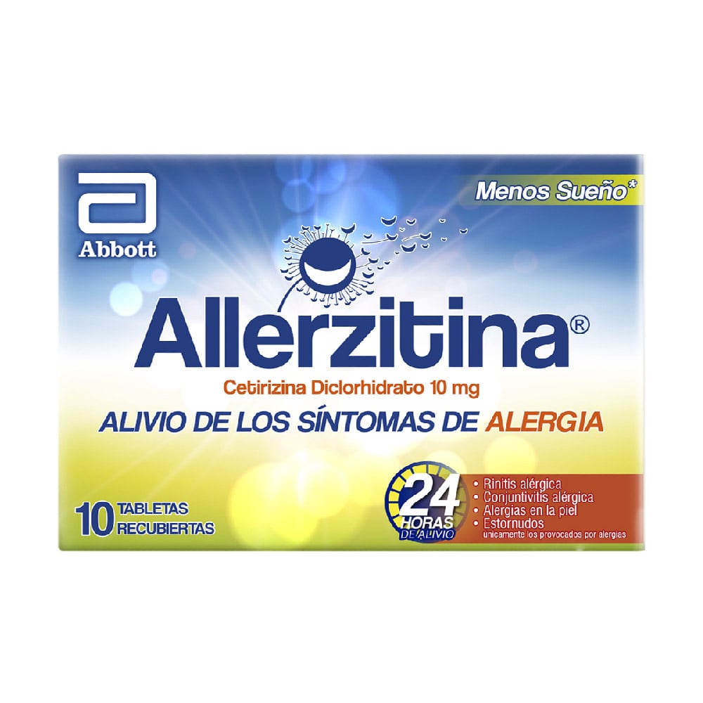 Allerzitina 10Mg Tableta Recubierta Caja X 10 | Cruz Verde