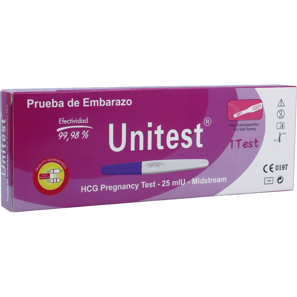 Prueba De Embarazo Unitest Caja X 1 | Los expertos en ahorro Cruz Verde ...
