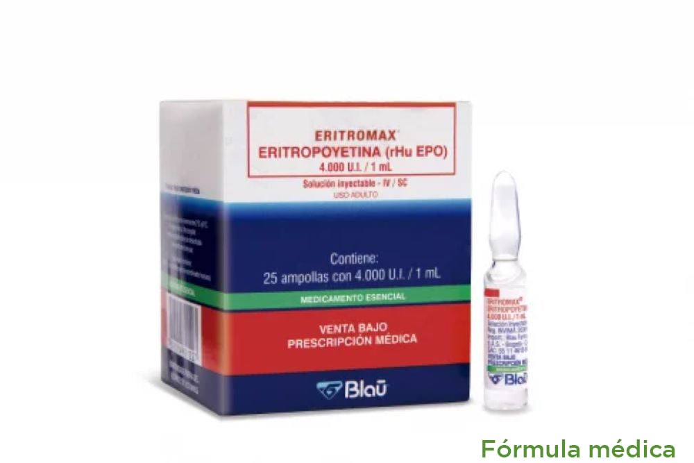 Eritromax 4000Ui/Ml Solucion Inyectable Caja X 25Frasco | Cruz Verde