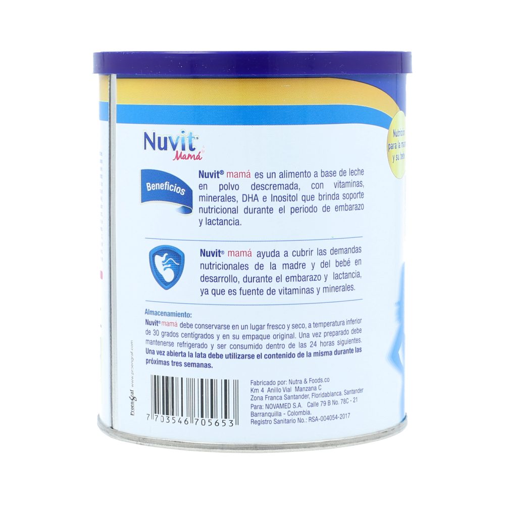 Nuvit Mama Tarro X 400Gr | Los expertos en ahorro Cruz Verde Colombia