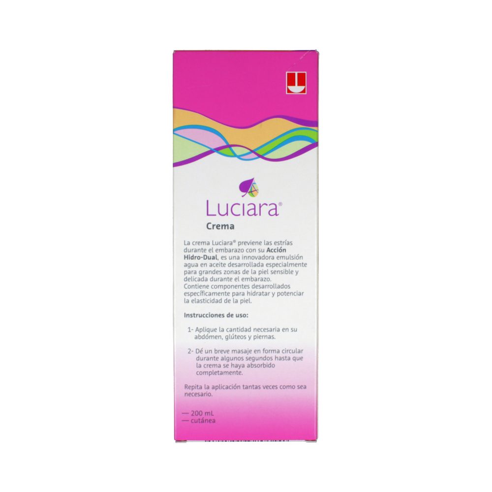 Luciara Crema Prevencón De Estrías Durante El Embarazo Tubo X 200 mL ...