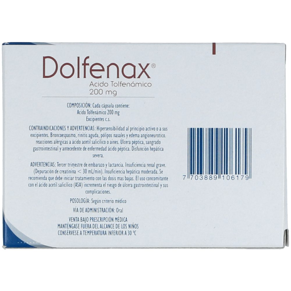 Dolfenax 200Mg Caja X 10 Cápsulas | Los expertos en ahorro Cruz Verde ...