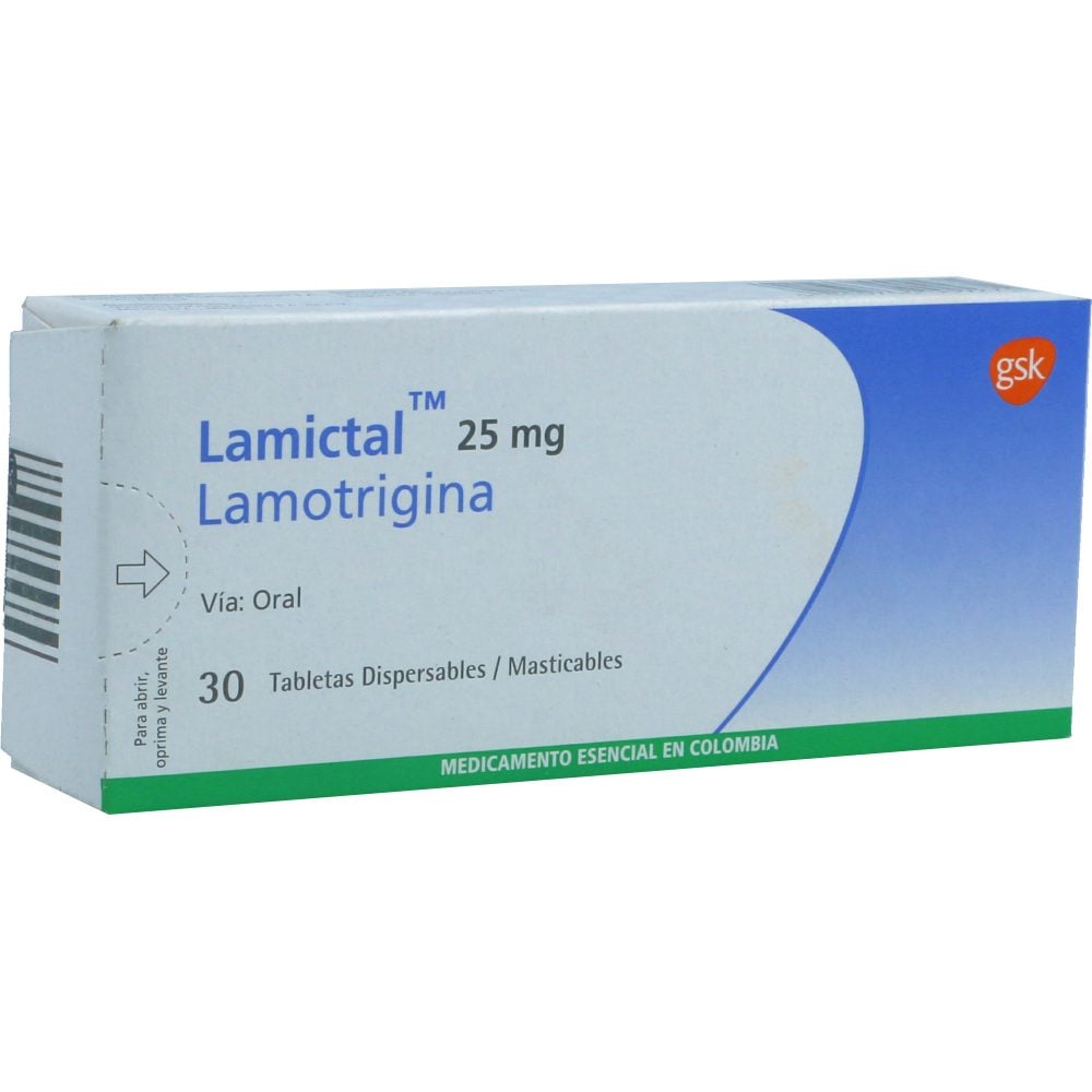 Lamictal Tabletas Dispersables 25Mg Caja X 30 | Cruz Verde