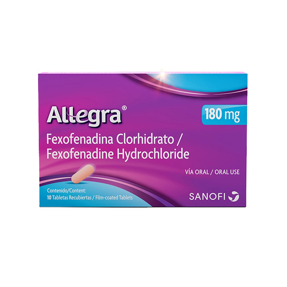 Allegra Tabletas Recubiertas 180mg | Cruz Verde