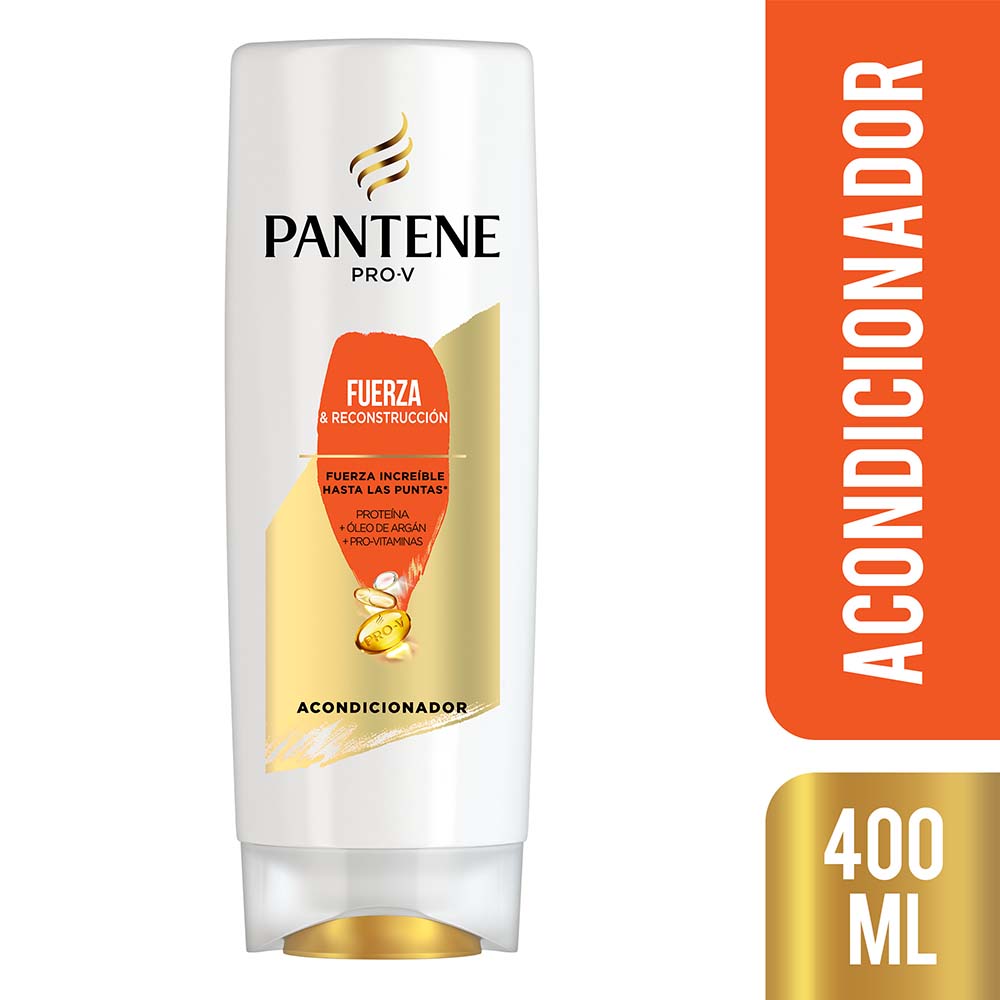 Acondicionador Fuerza/Reconstrucción Pantene Frasco X 400mL | Los ...