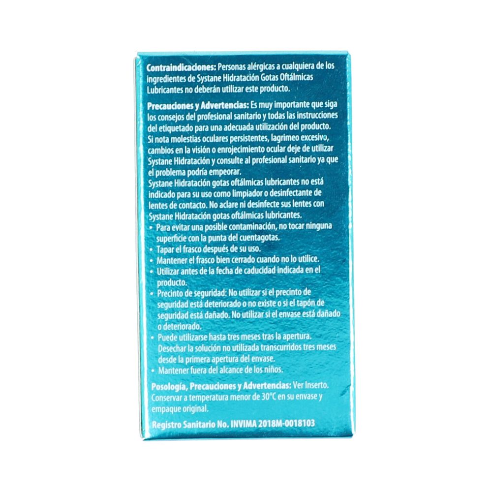 Systane Ha Gotas Lubricantes Solución Oftálmica Frasco X10mL | Los ...