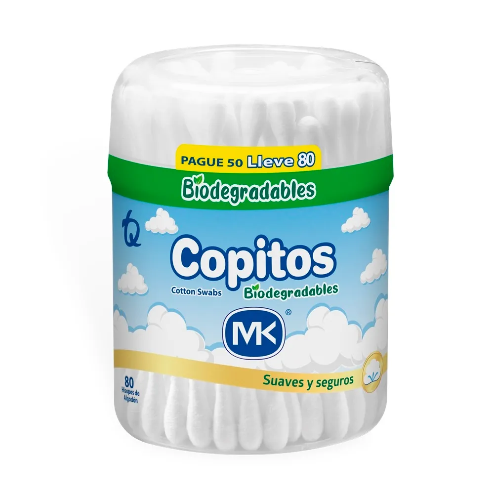 Copitos Biodegradables Pague 50 Lleve 80 Paquete X 80 Mk | Cruz Verde