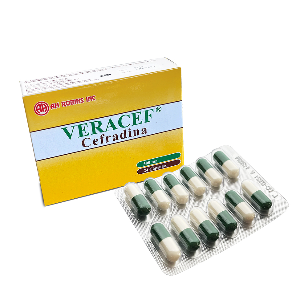 Veracef 500Mg Caja X 24 Cápsulas | Cruz Verde