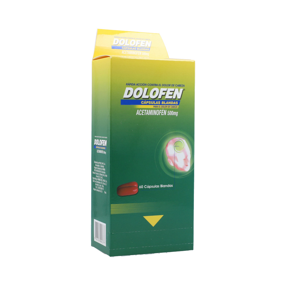 Dolofen Cápsulas Blandas 500Mg Caja X 60 | Los expertos en ahorro Cruz ...