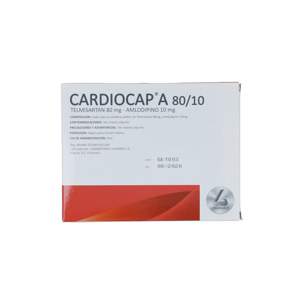 Cardiocap A Cápsulas (80+10)Mg Caja X 30 | Los expertos en ahorro Cruz ...