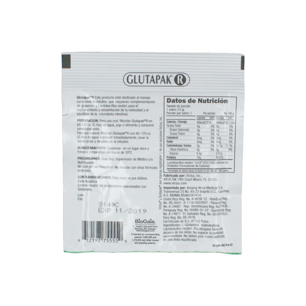 Glutapak-R Polvo Suspensión Oral Sobre X 15Gr | Los expertos en ahorro ...