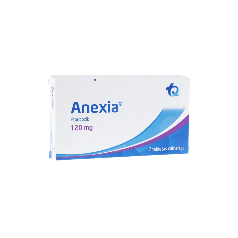 Anexia 120 mg - 7 Tabletas recubiertas