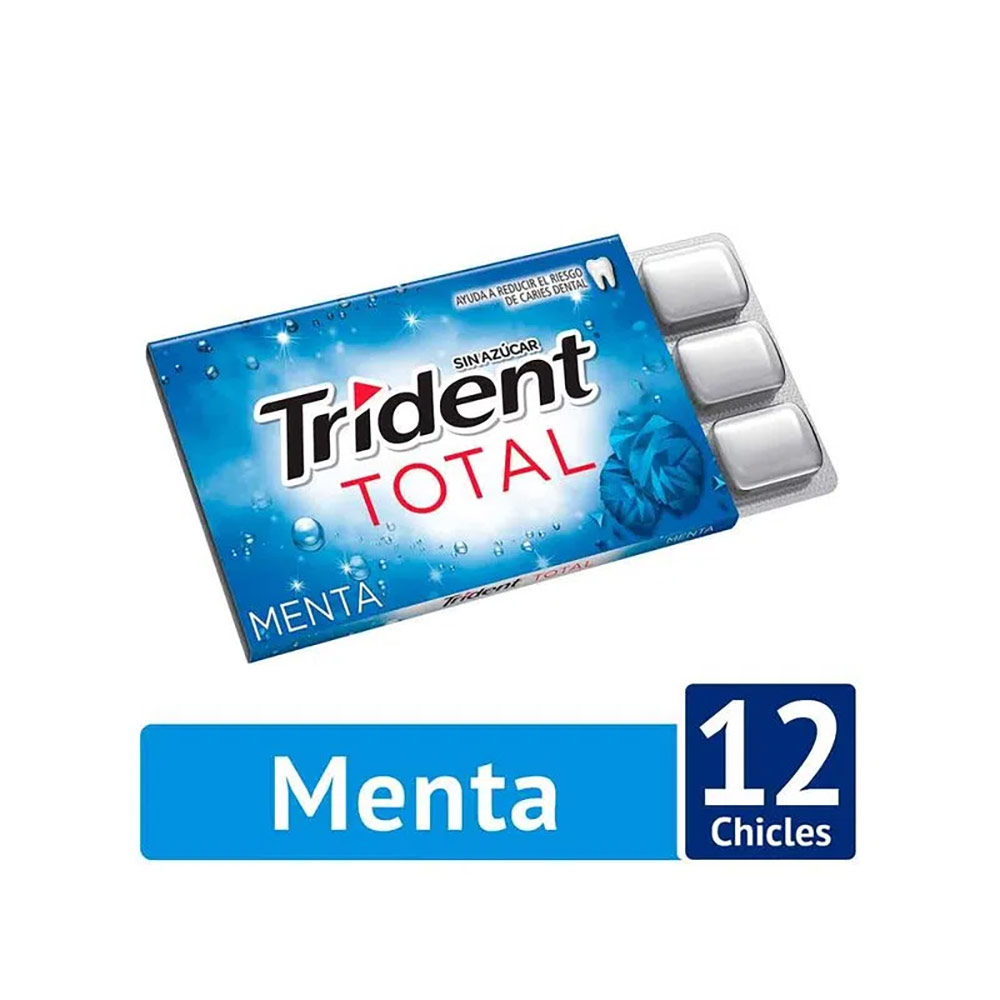 Trident Total Sobre - Sabor Menta | Cruz Verde