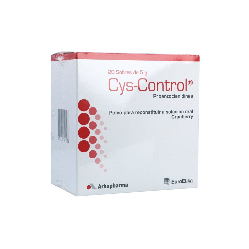 Cys Control Polvo Solución Oral 18Mg Caja X 20 Sobres X 5Gr | Los expertos en ahorro Cruz Verde ...