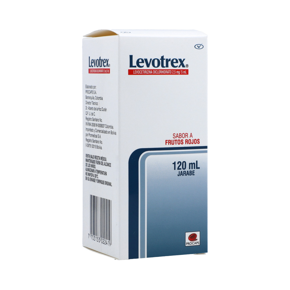 Levotrex® 2.5Mg/5Ml Jarabe Frasco X 120Ml | Cruz Verde