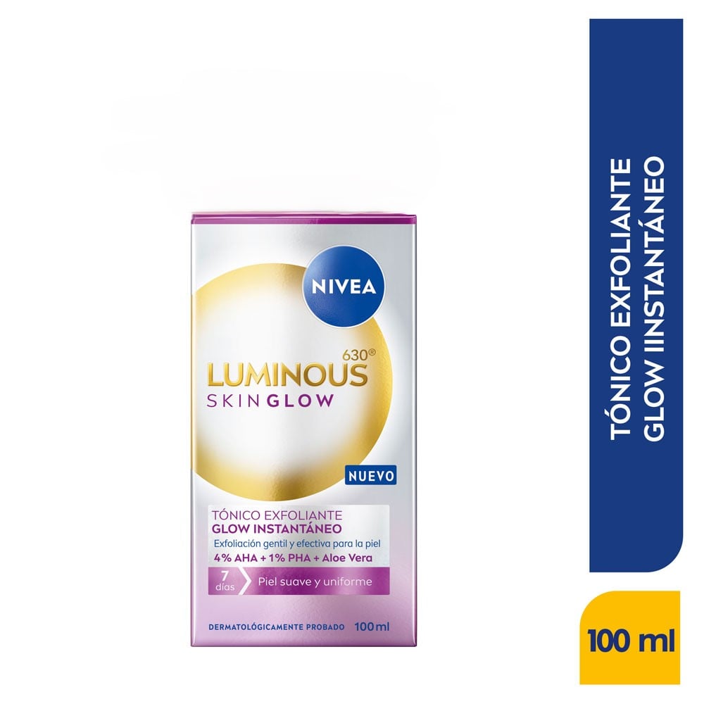 Tonico Exfoliante Nivea Luminous Skin Glow Frasco X 100Ml | Cruz Verde