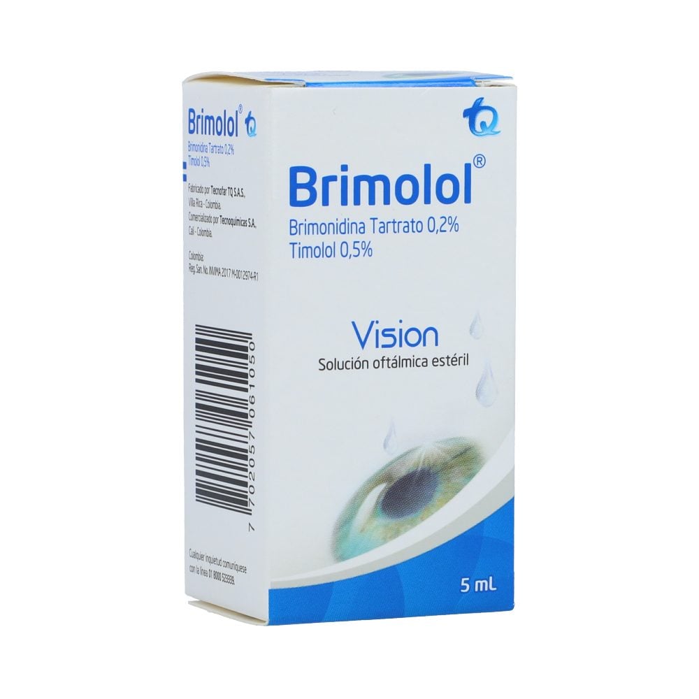 Brimolol Solución Oftálmica 25mg/ml | Cruz Verde