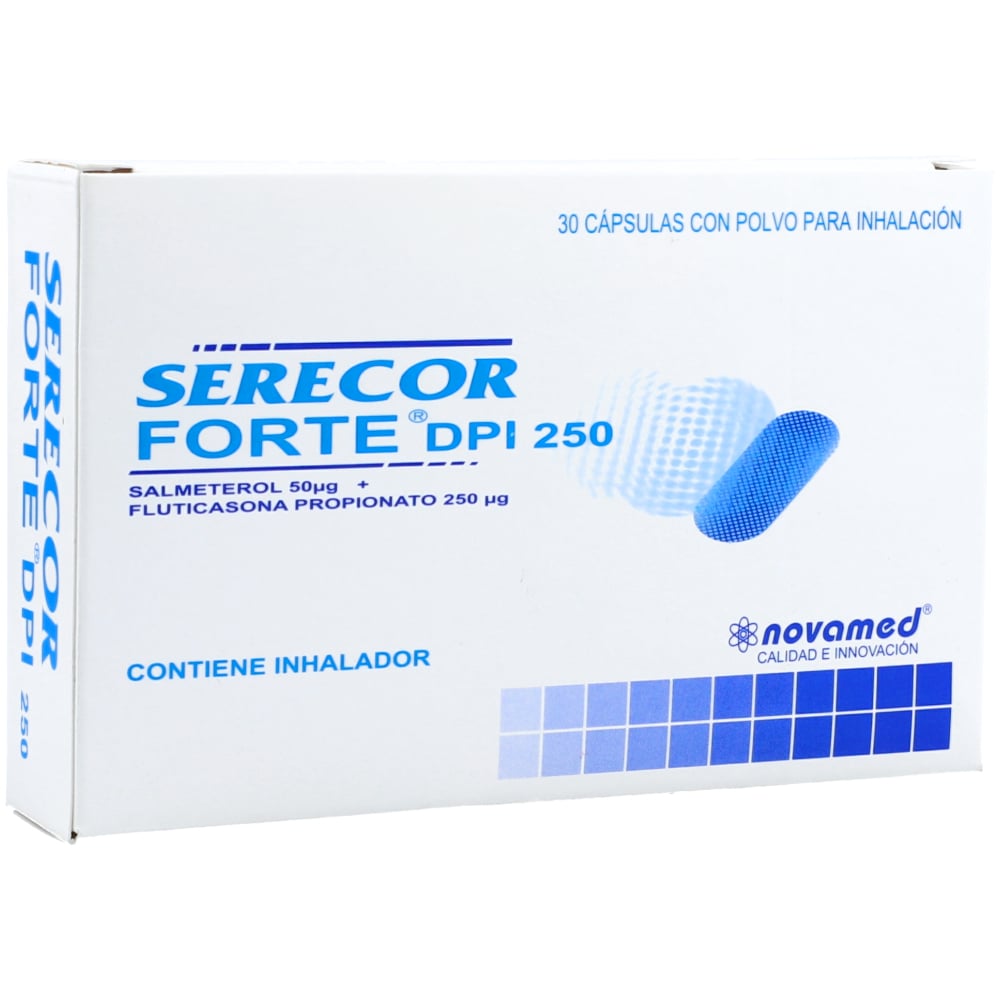 Serecor Forte Con Inhalador (250+50)Mcg Capsulas Polvo Inhalador Caja X ...