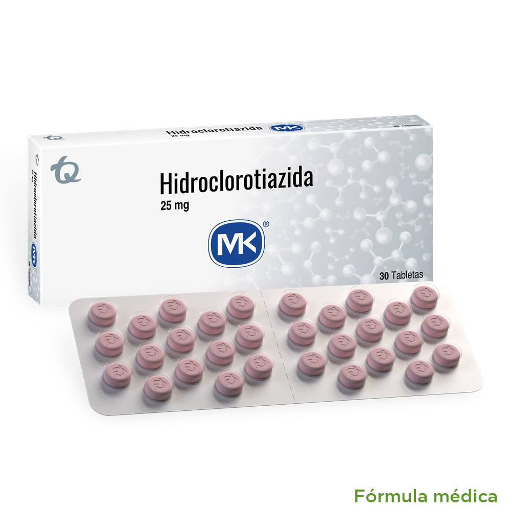 Hidroclorotiazida 25Mg Tabletas Caja X 30 Mk | Cruz Verde