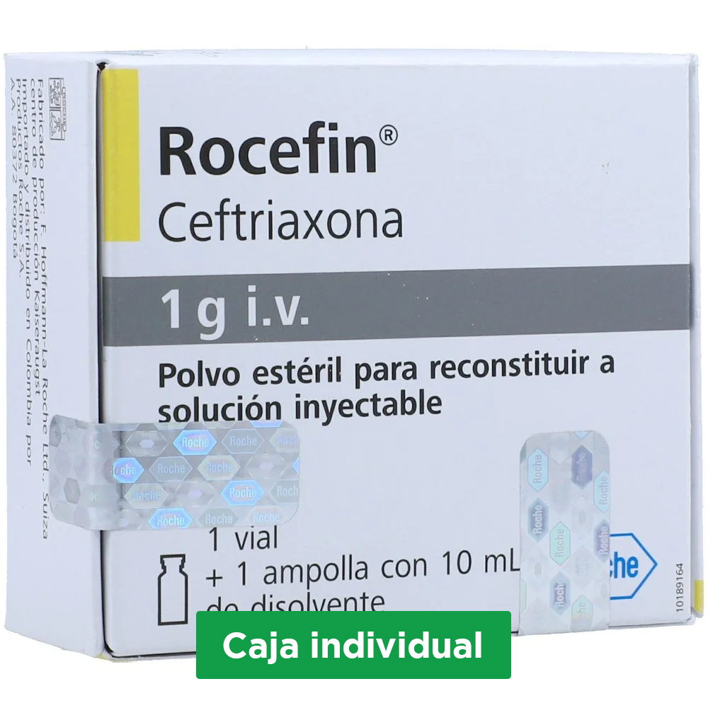 Rocefin Iv 1Gr Polv Iny Vial | Cruz Verde