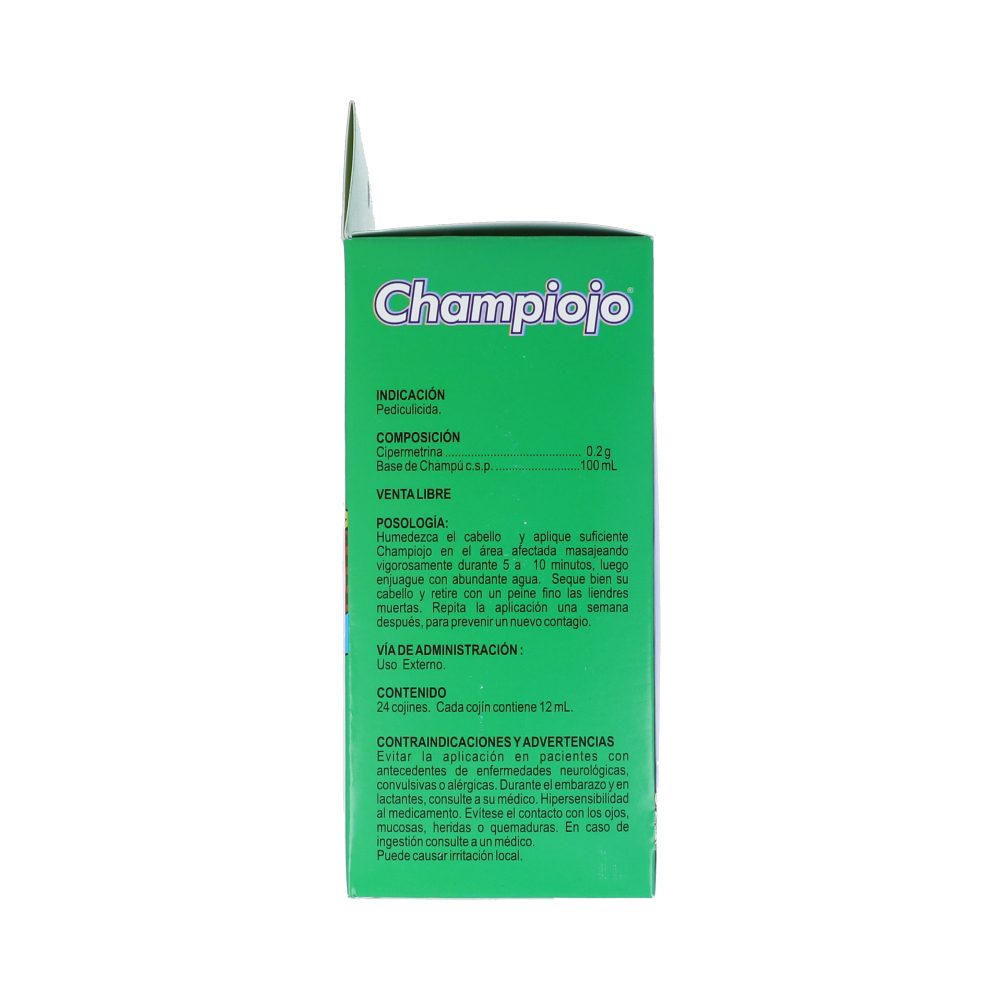 Champiojo 0.2% Shampoo Sobre X 12mL | Los expertos en ahorro Cruz Verde ...