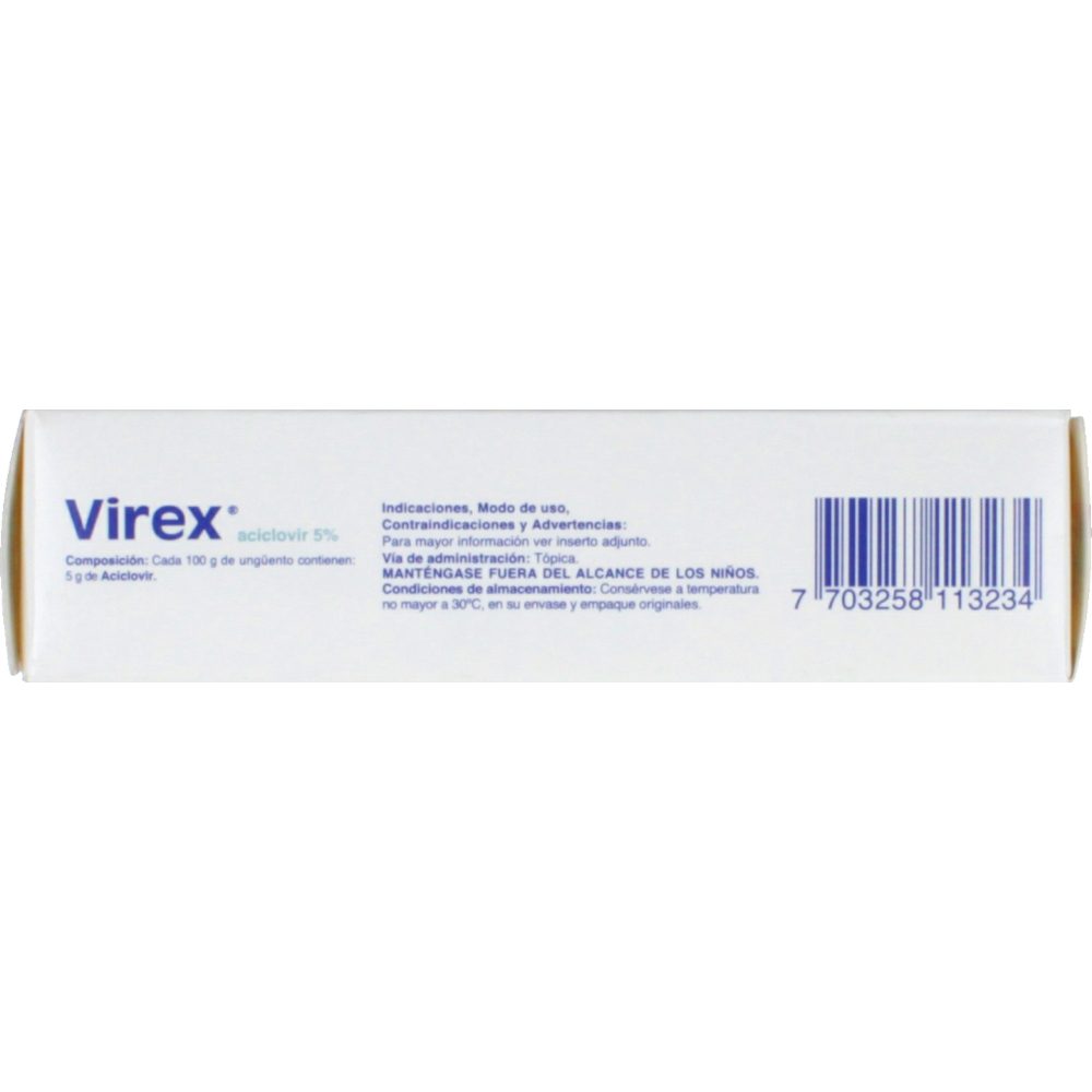 Virex 5% Unguento Tubo X 30 Gr | Los expertos en ahorro Cruz Verde Colombia
