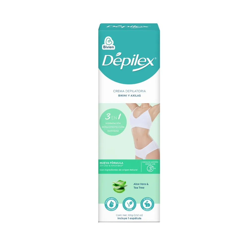 Crema Depilatoria Depilex 3 En 1 Bikini Y Axilas Incluye 1 Espatula ...