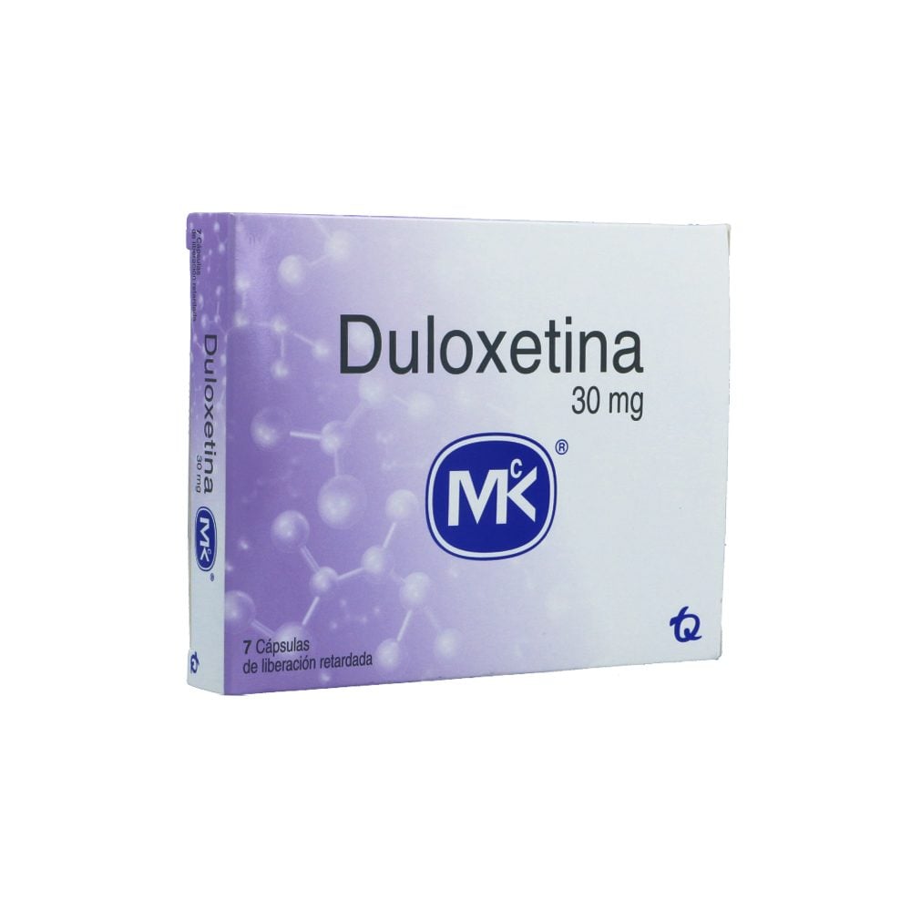 Duloxetina Mk 30 mg · 7 Cápsulas | Cruz Verde